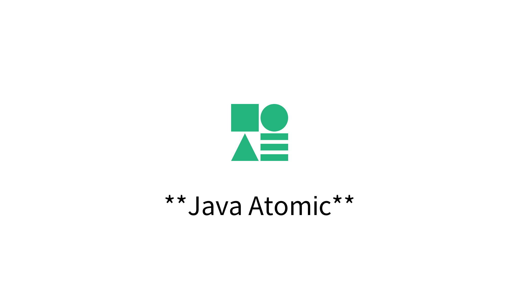 Java Atomic - mysetting
